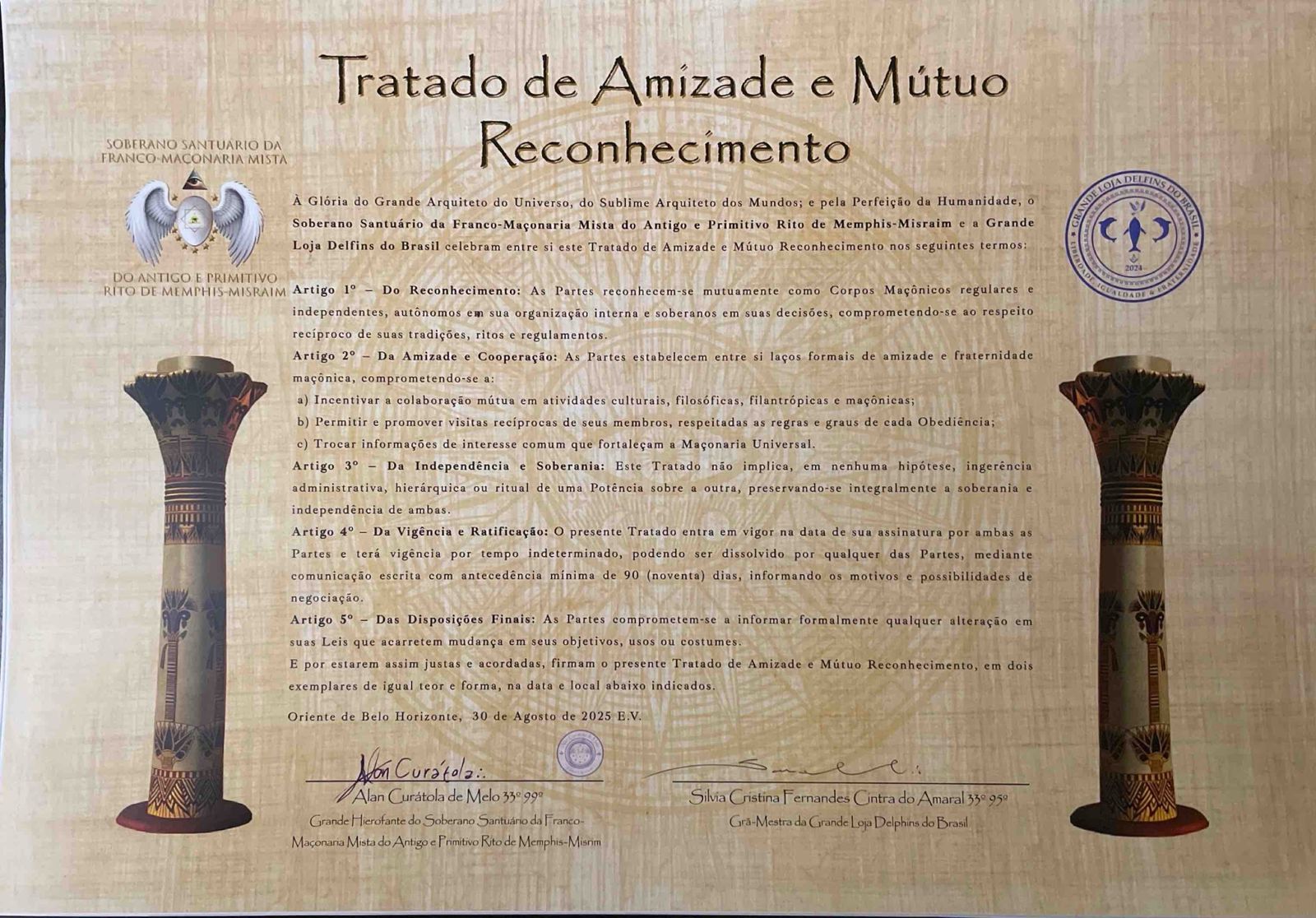 Soberano Santuário da Franco-Maçonaria Mista do Antigo e Primitivo Rito ...